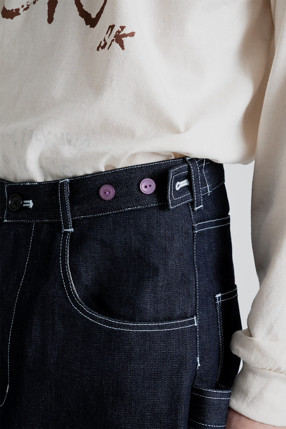 s.k. manor hill Mason Pant - Indigo Cone Denim | Garmentory
