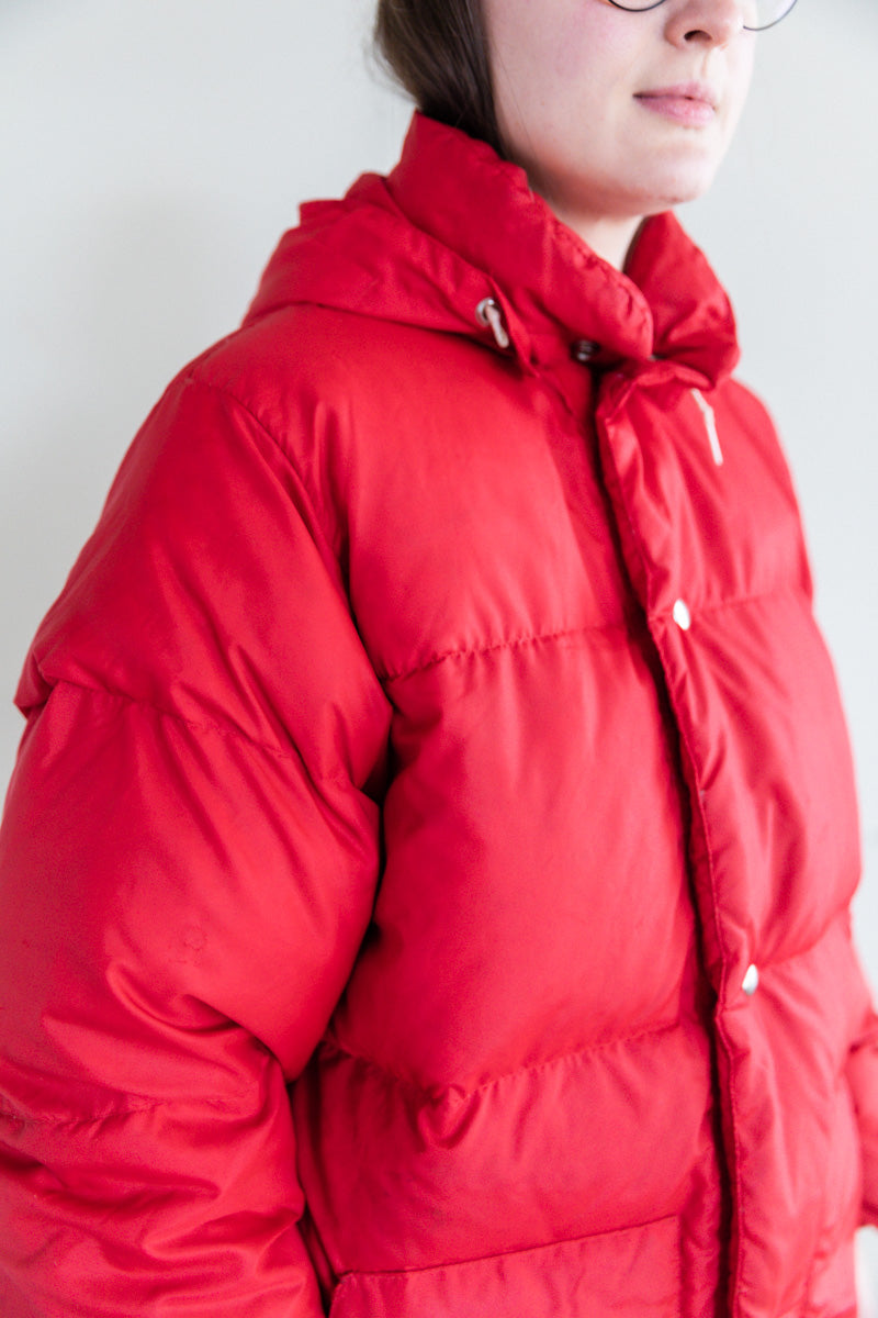 VINTAGE DOWN JACKET - Red | Garmentory