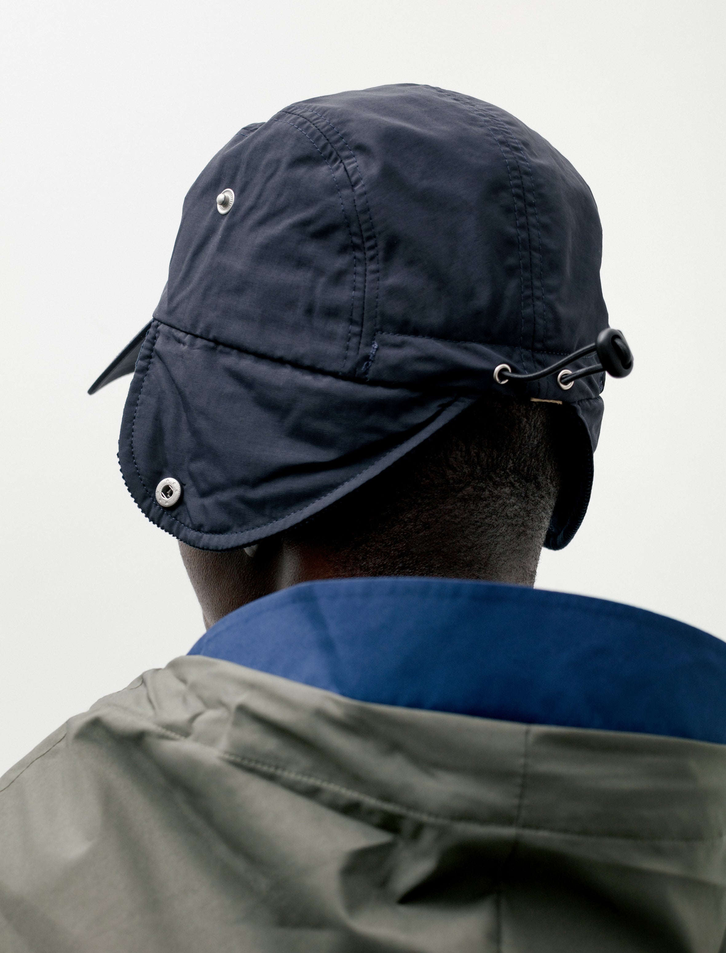 Norse Projects Nylon Flap Cap - Dark Navy | Garmentory