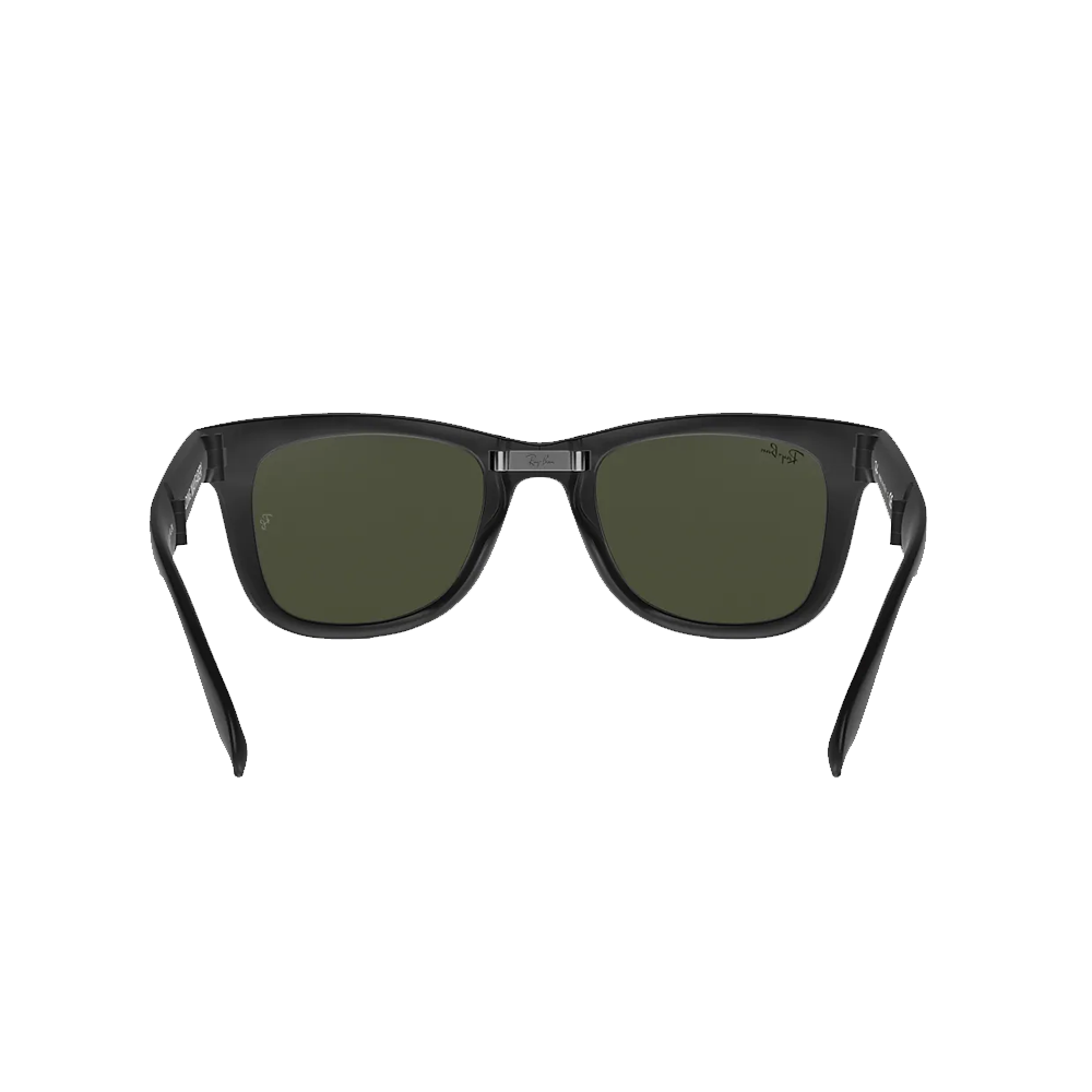 Ray Ban Folding Wayfarer 0RB4105-601S eyewear - Matte Black | Garmentory