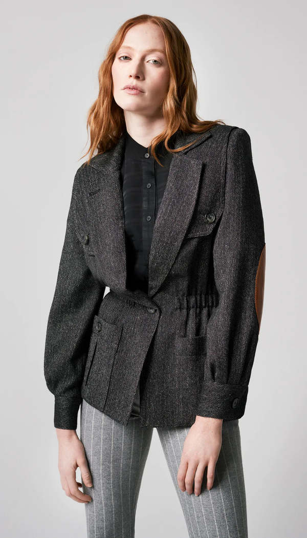 Smythe Spencer Jacket - Black Donegal | Garmentory