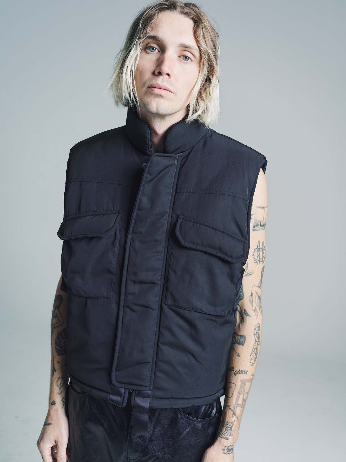 Our Legacy Drape Tech Papillion Vest - Black | Garmentory