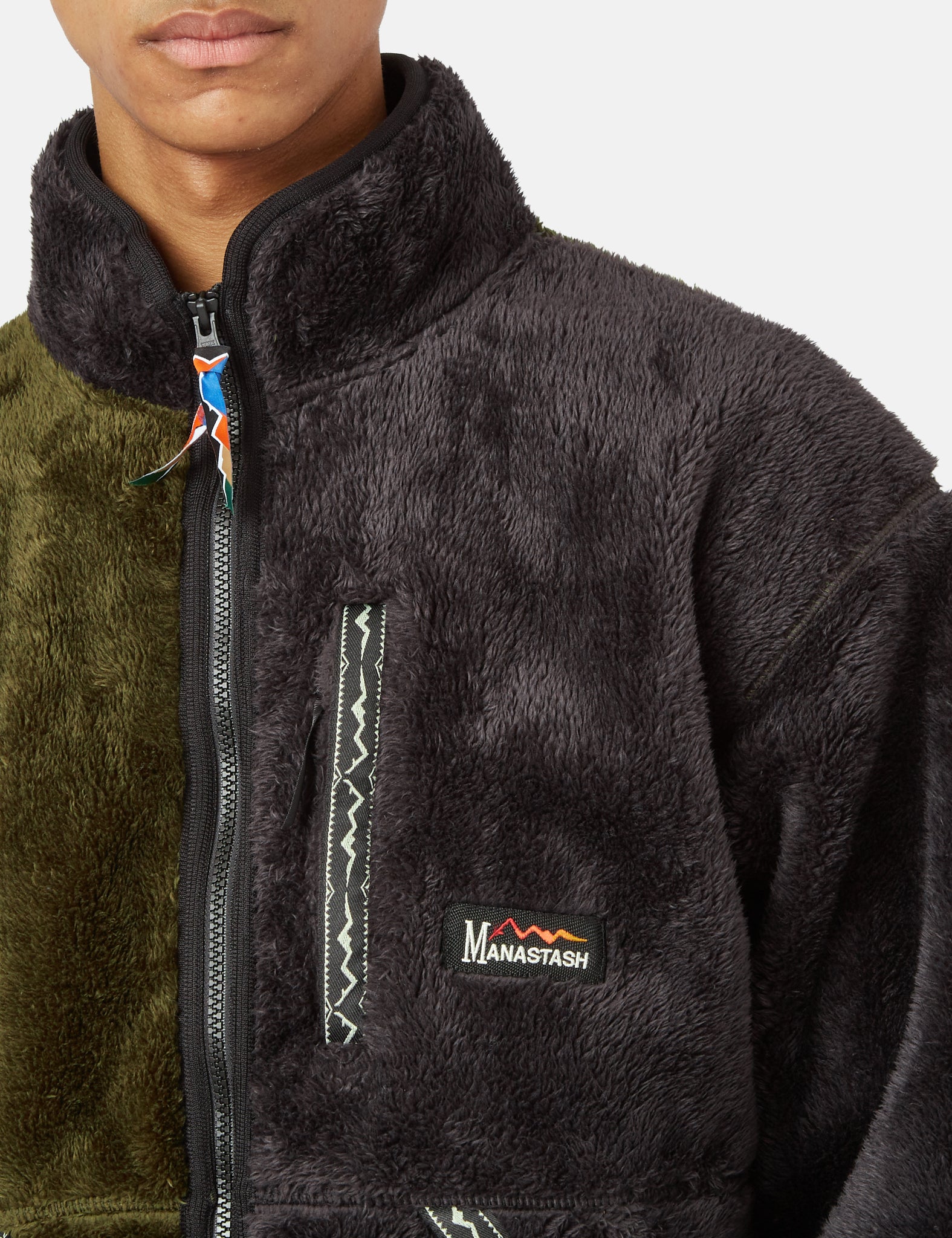 Manastash Bigfoot Fleece Jacket - Multi Panel | Garmentory