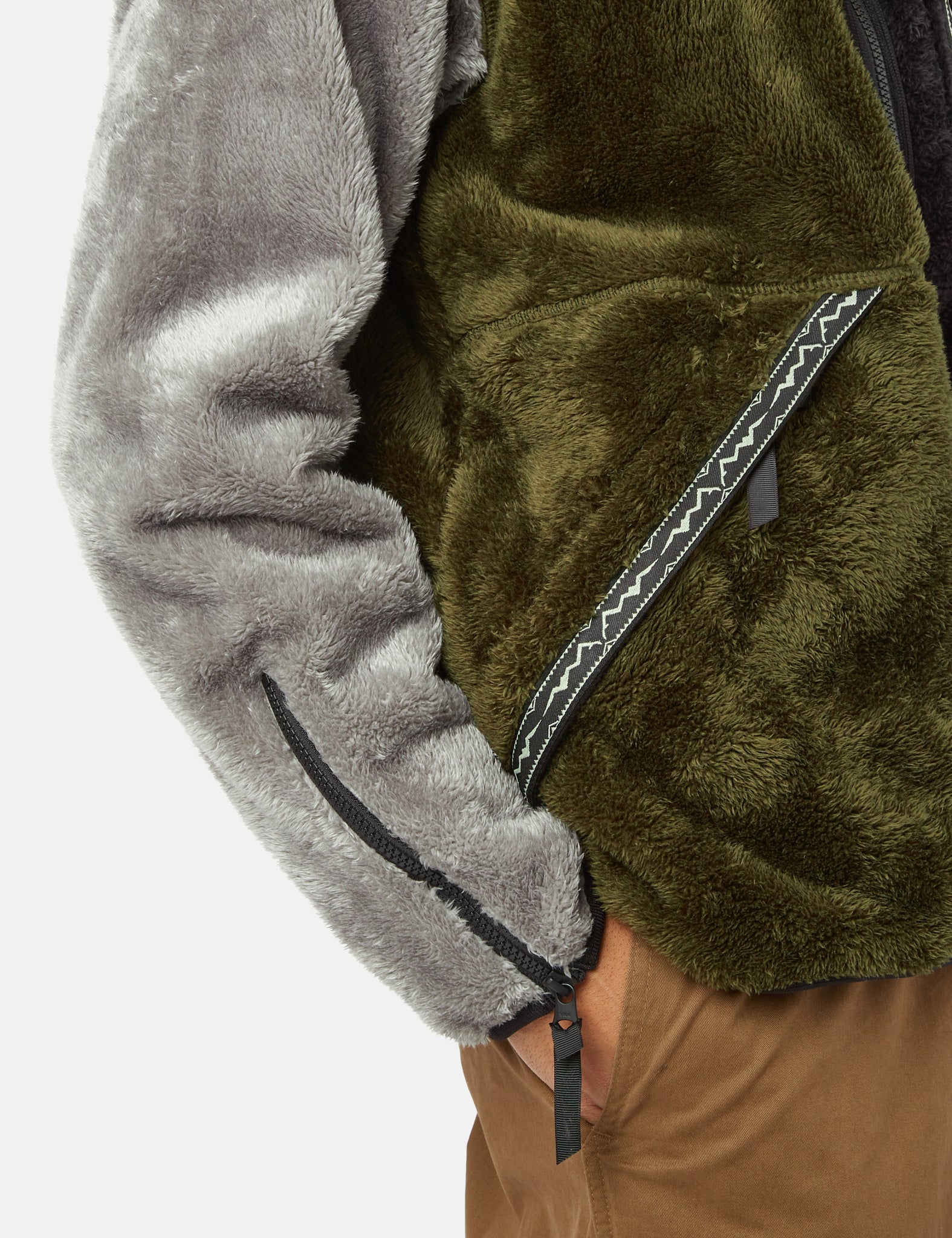 Manastash Bigfoot Fleece Jacket - Multi Panel | Garmentory
