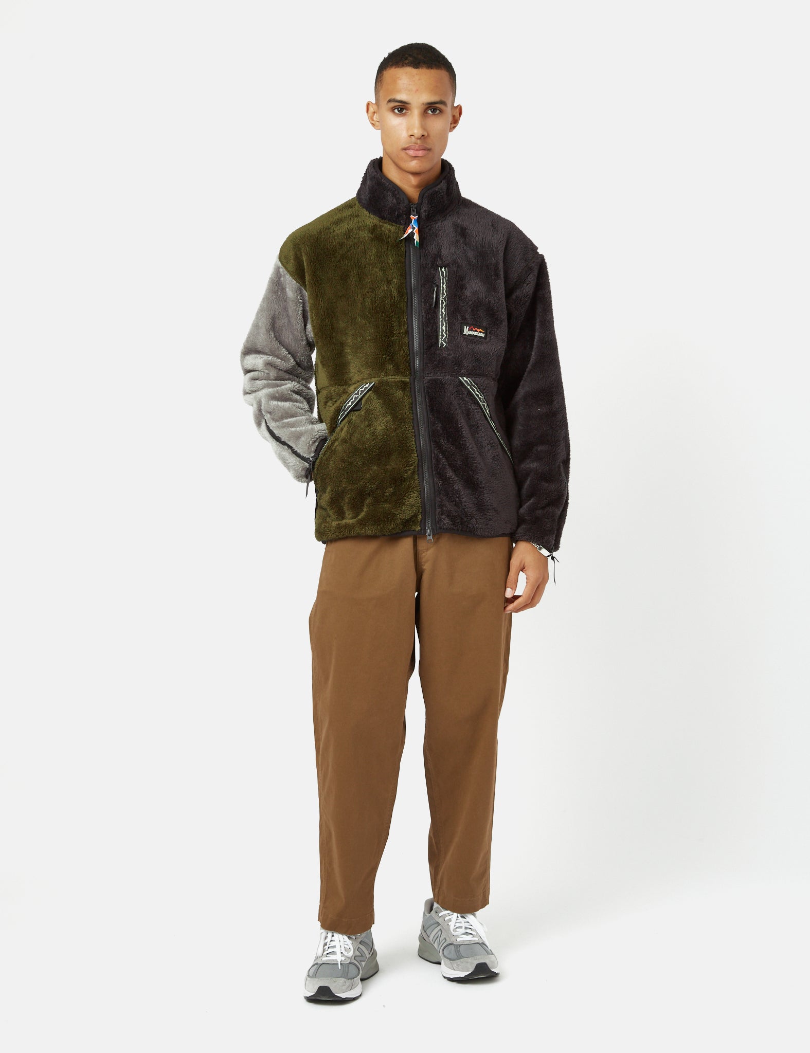 Manastash Bigfoot Fleece Jacket - Multi Panel | Garmentory