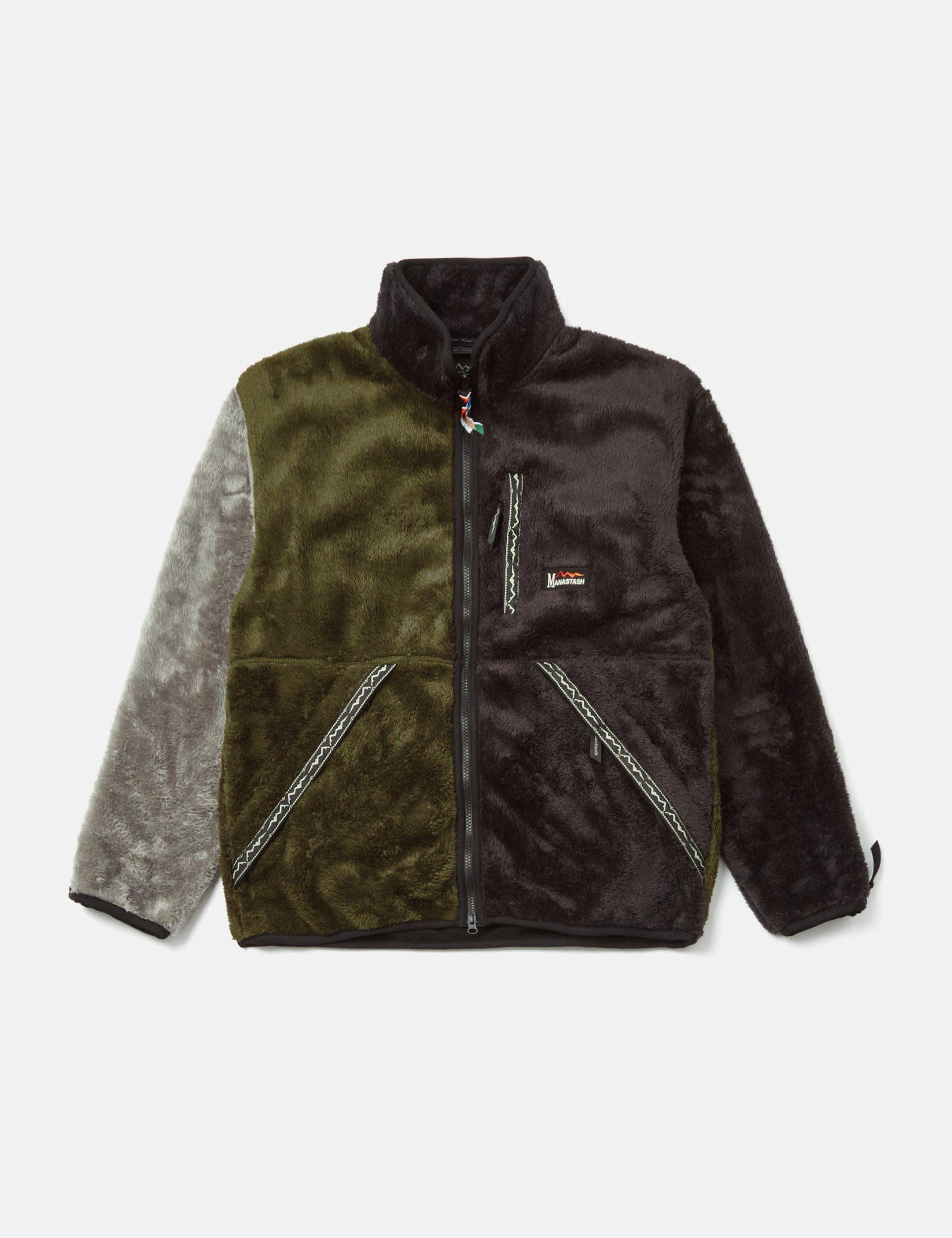 Manastash Bigfoot Fleece Jacket - Multi Panel | Garmentory