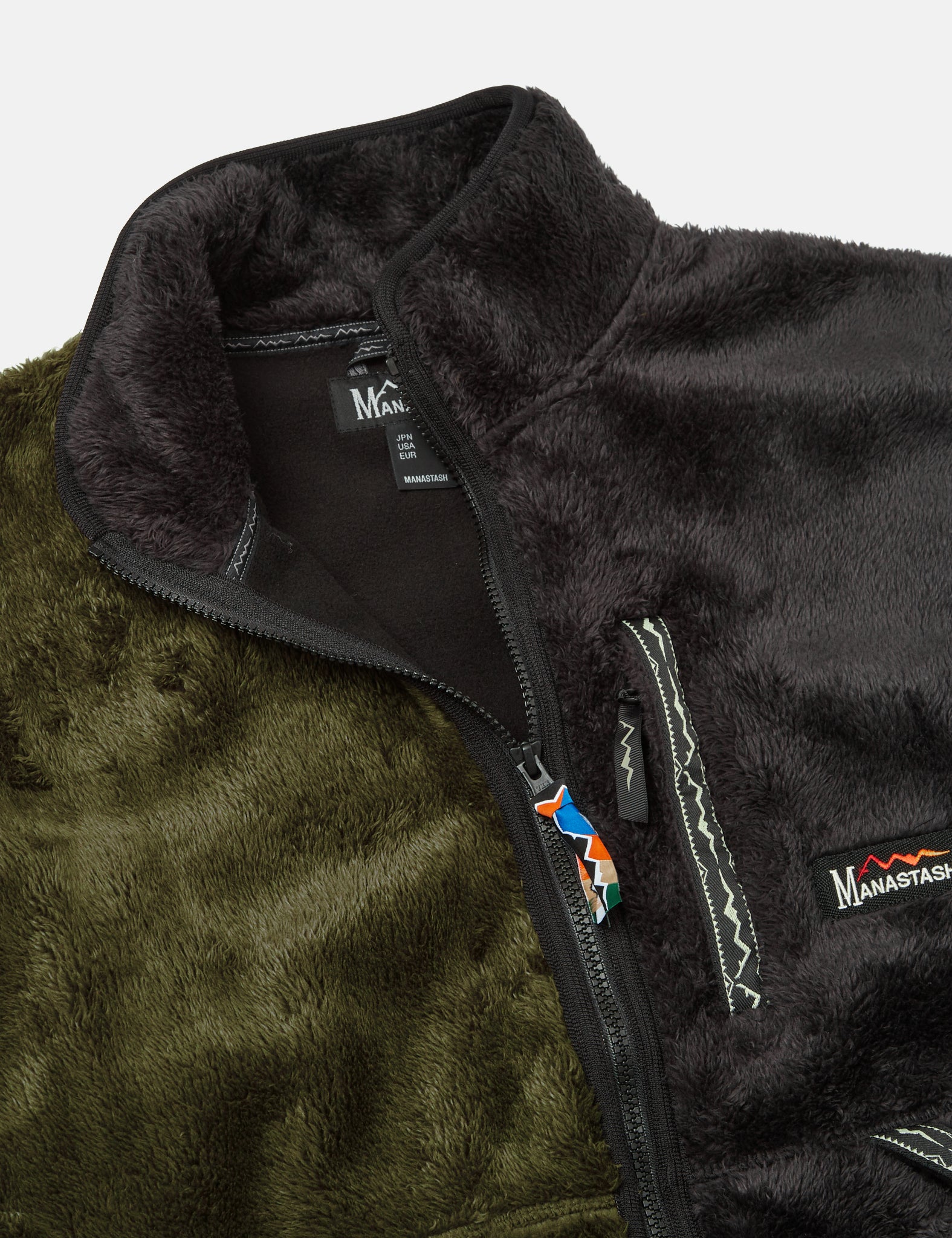 Manastash Bigfoot Fleece Jacket - Multi Panel | Garmentory