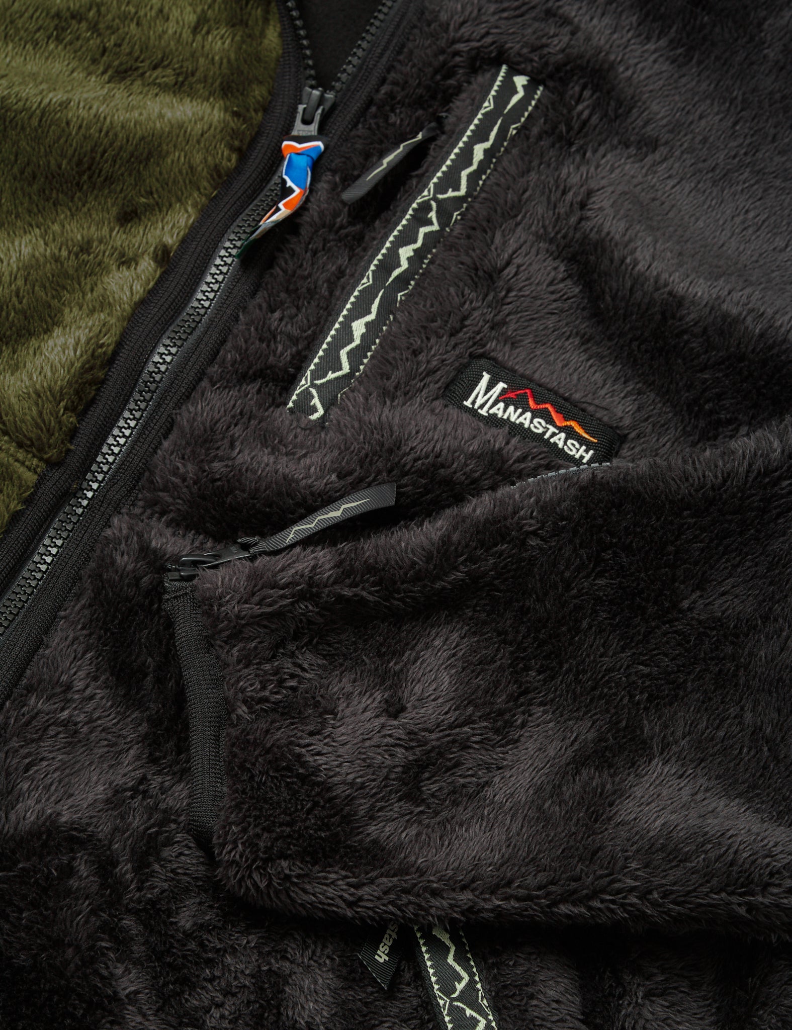 Manastash Bigfoot Fleece Jacket - Multi Panel | Garmentory