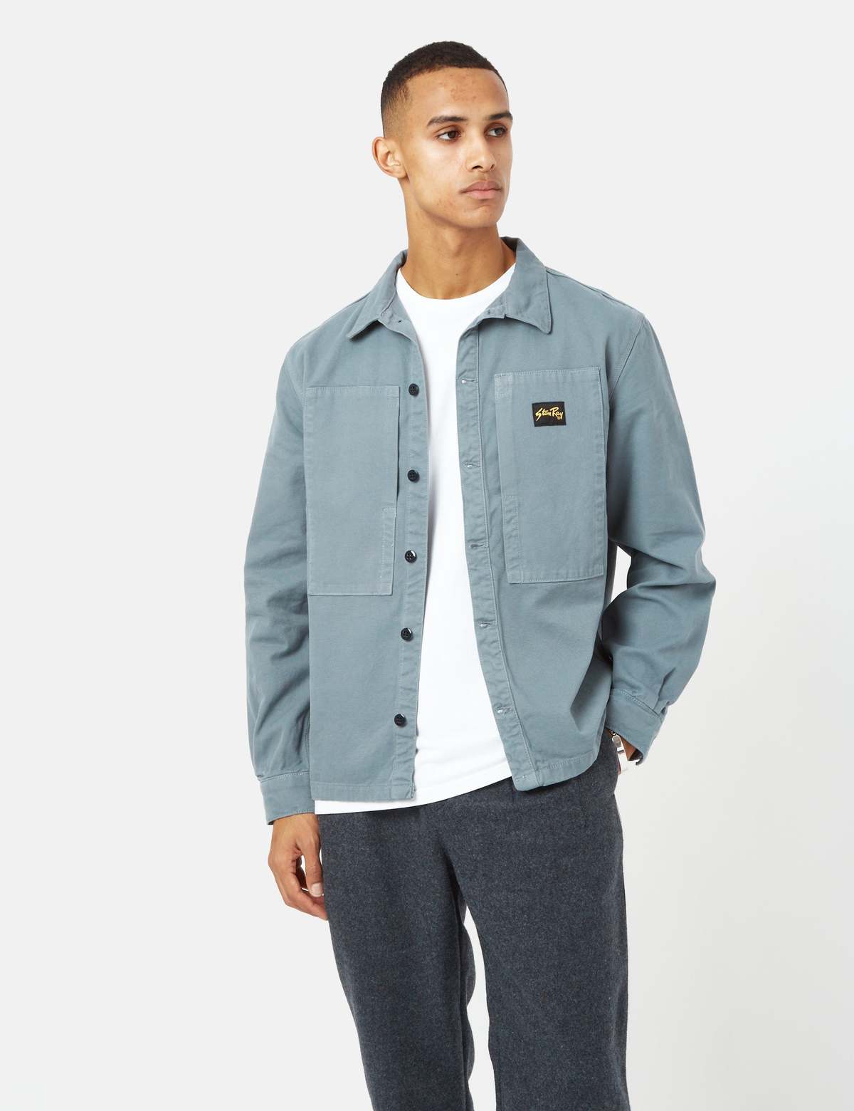 Stan Ray Duck Canvas Prison Shirt - Battle Grey | Garmentory