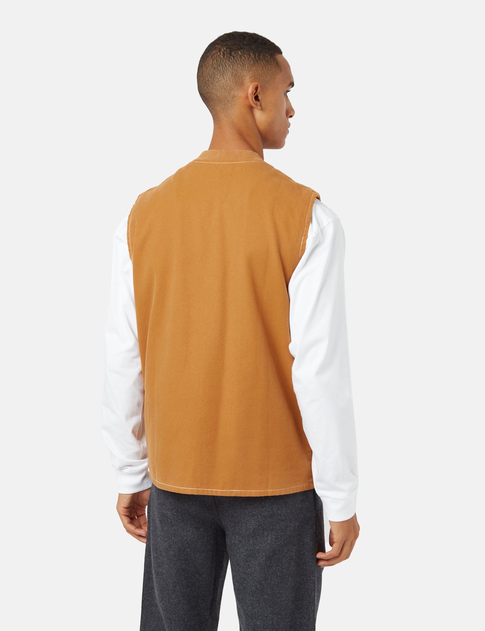 Stan Ray Works Vest - Brown | Garmentory