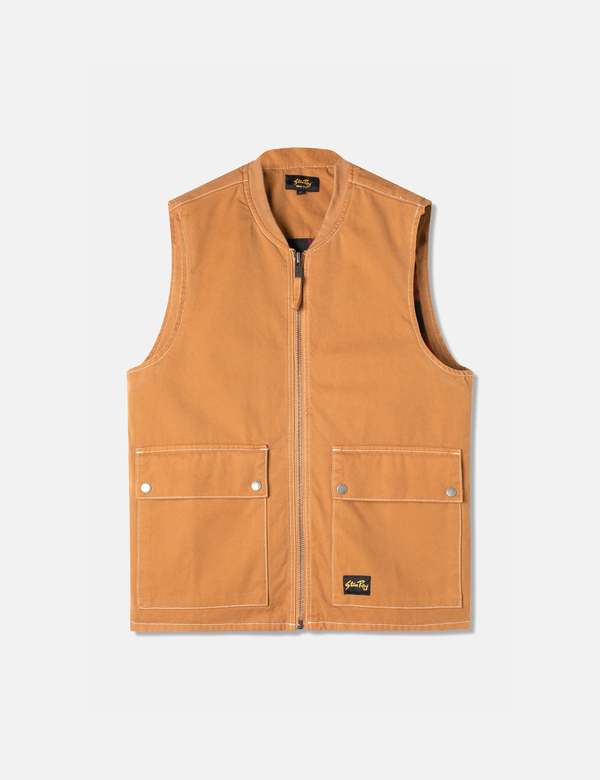 Stan Ray Works Vest - Brown | Garmentory