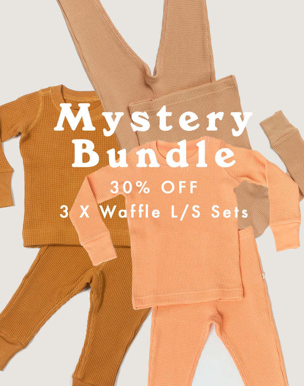 Kids Noble Mystery Kids Bundle of 3 X Waffle L/S Set | Garmentory