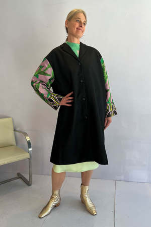 Stine Goya Breanna Coat - Pink Blooming Tree | Garmentory