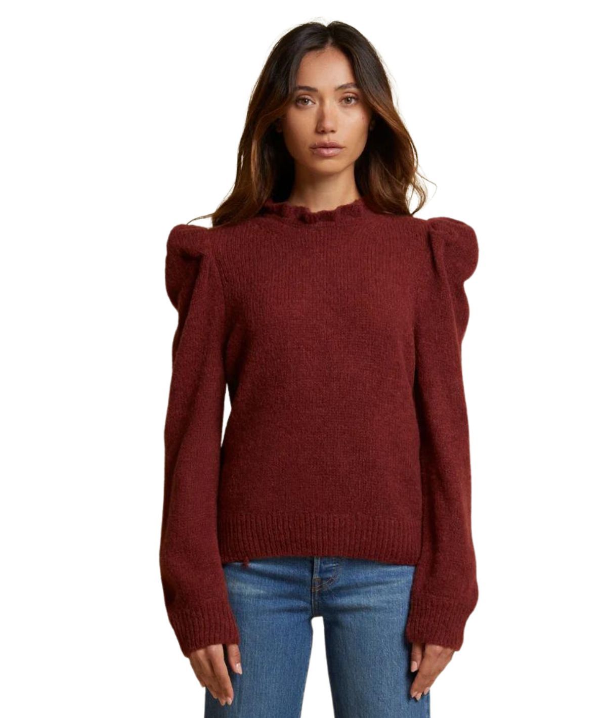 Nation Ltd Ysabella Prim and Proper Sweater - Ruby | Garmentory