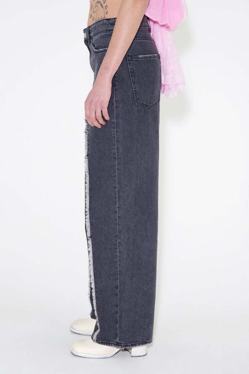 Our Legacy Full Cut Slash Denim - Black Washed | Garmentory