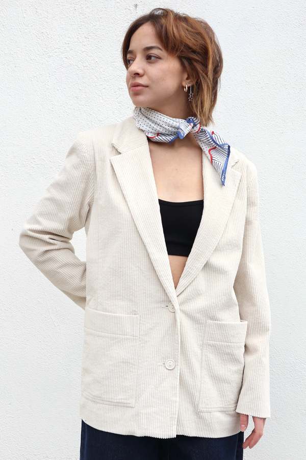 Eve Gravel Romo Blazer - Vanille | Garmentory