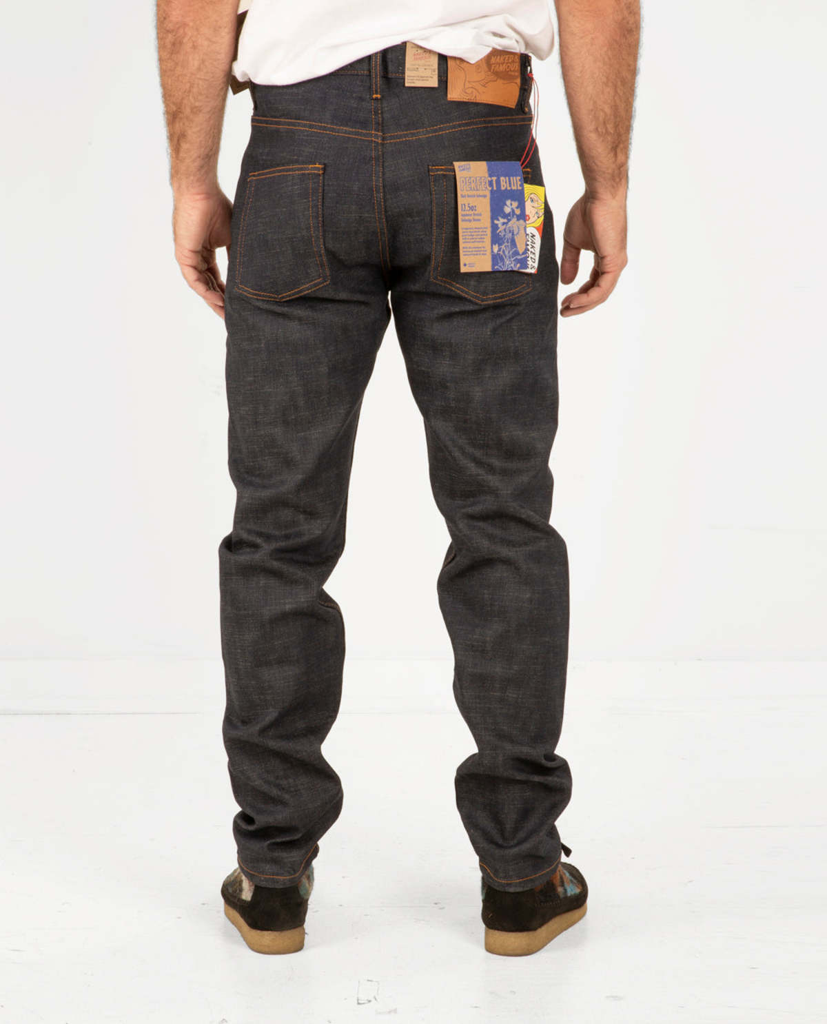 Naked & Famous Easy Guy Perfect Blue Slub Jeans | Garmentory