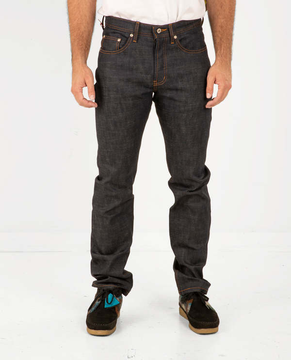 Naked & Famous Weird Guy Perfect Blue Slub Jeans | Garmentory