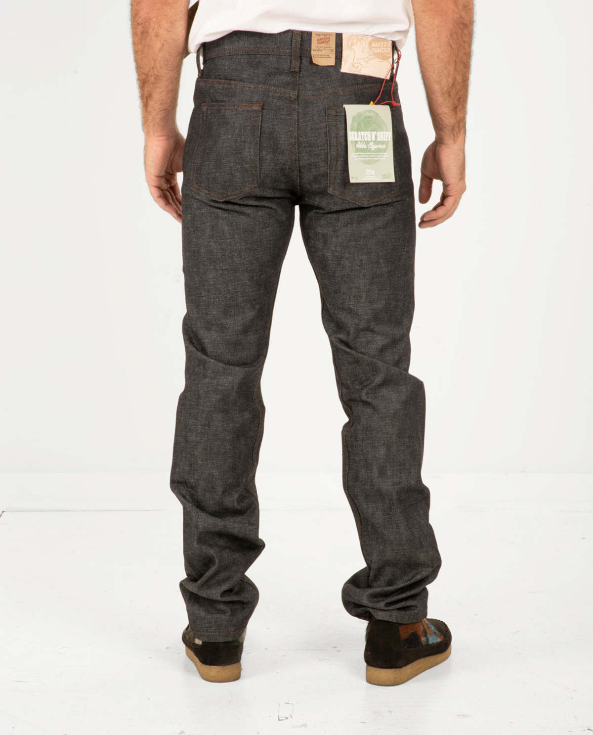 Naked & Famous Weird Guy Scratch N Sniff Hiba Jeans | Garmentory