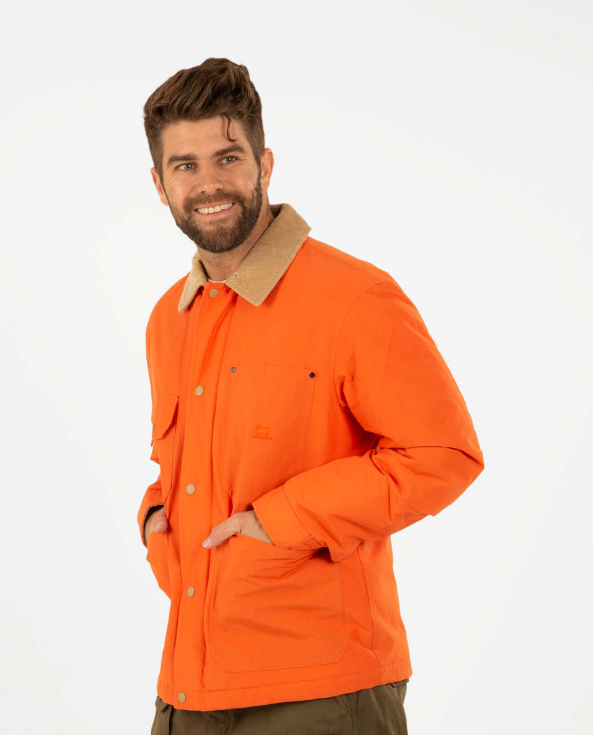 Woolrich Work Duster Jacket - FLAME | Garmentory