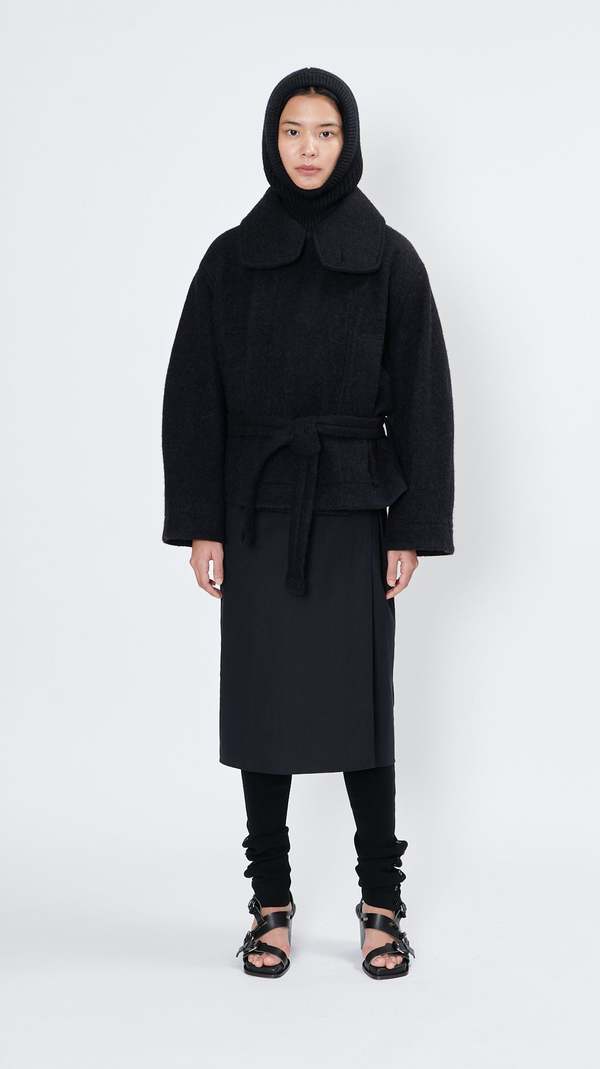 Lemaire Hood sweater - Black | Garmentory