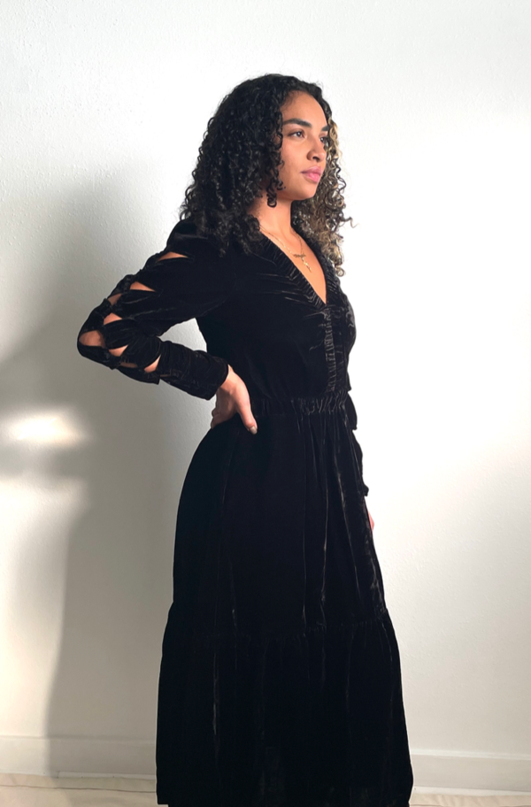 Sea NY Mayde Velvet Cut Out Dress | Garmentory