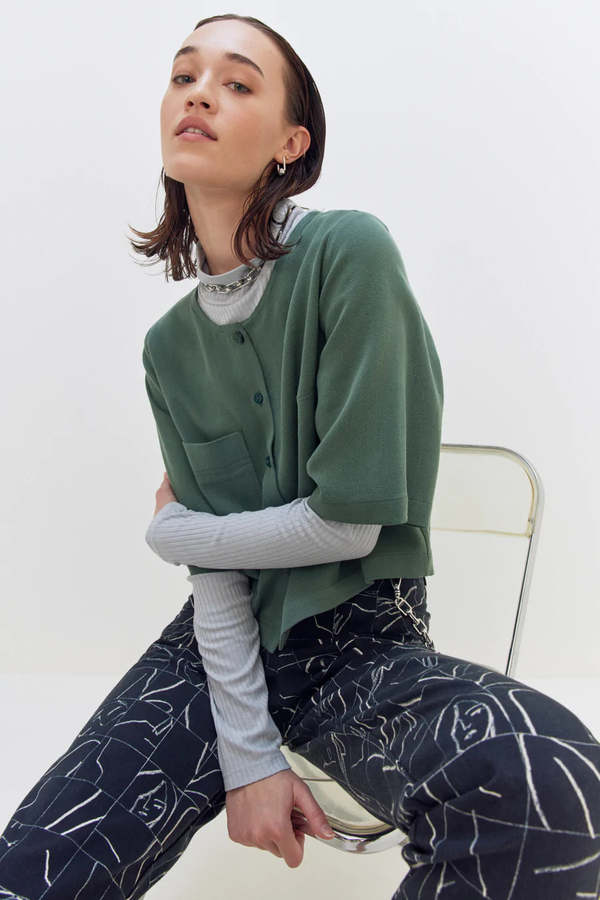 Eve Gravel Walter Crop Top - Pinette | Garmentory