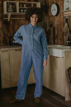 The Simple Folk The Denim Boilersuit | Garmentory