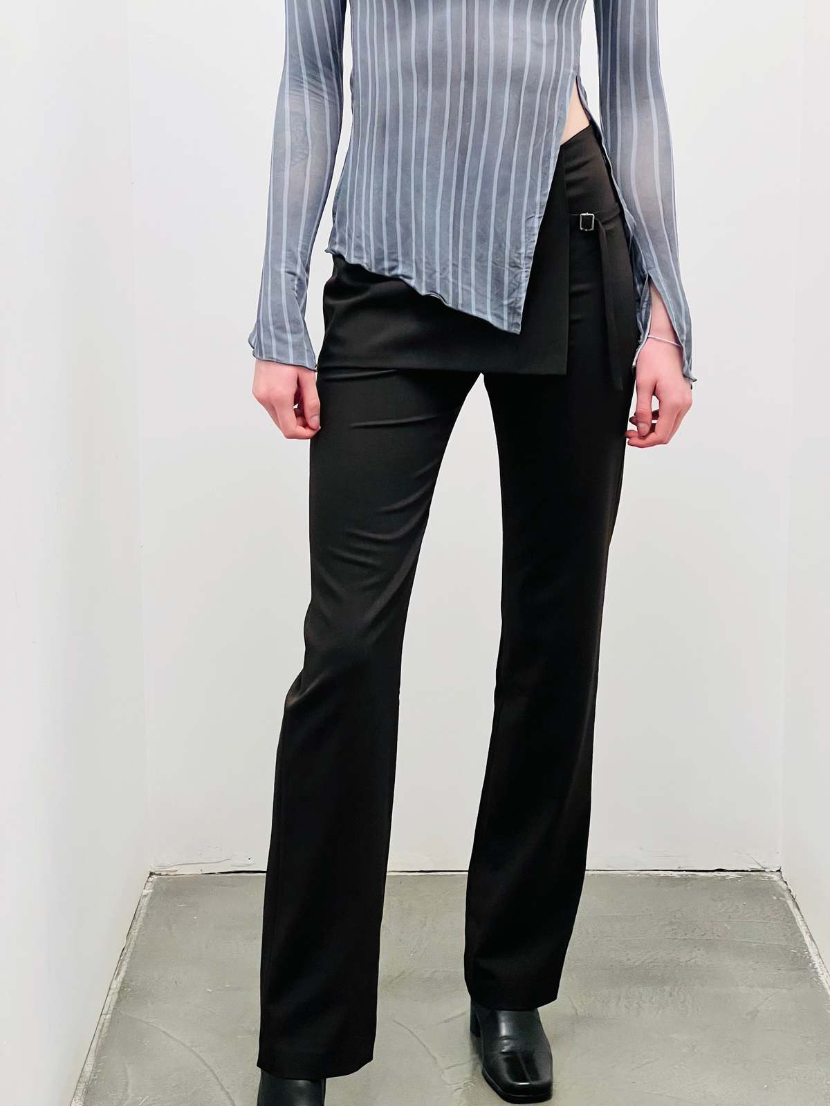 Paloma Wool Archive Front Panel Pant Dark Brown Garmentory
