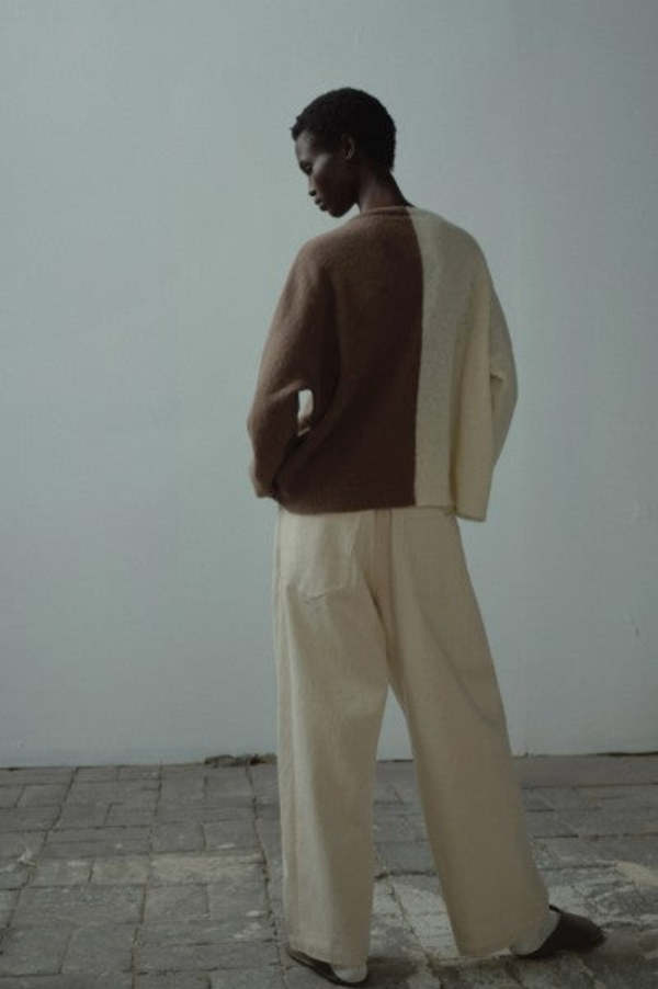 Cordera Baby Alpaca Bicolor Cardigan - Dark | Garmentory