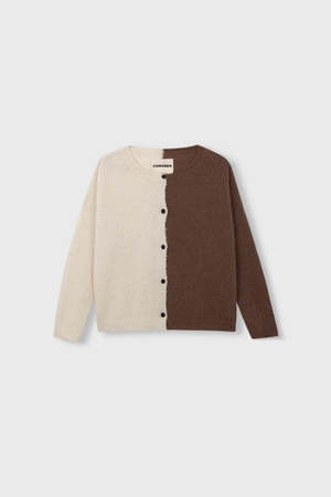Cordera Baby Alpaca Bicolor Cardigan - Dark | Garmentory