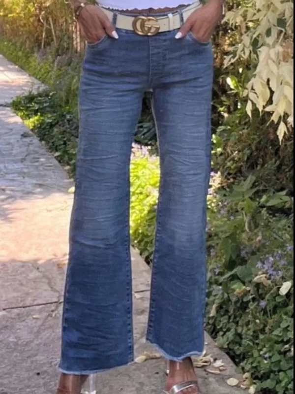 Bevy Flog Amanda denim Pant - Blue | Garmentory