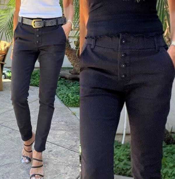 Bevy Flog Ronit Pant - Black | Garmentory