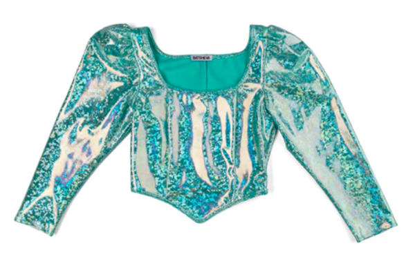 Batsheva Long Sleeve Dirndl Top | Garmentory