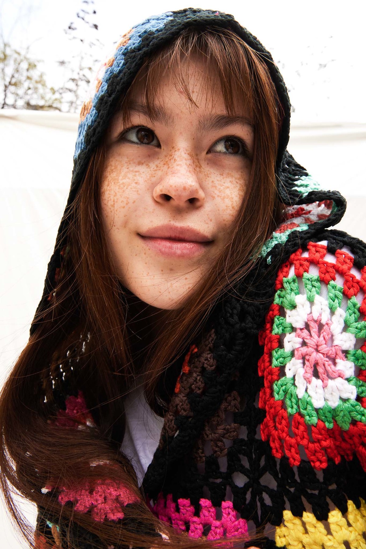 Raga Cozy Crochet Hooded Cardigan - Multi | Garmentory