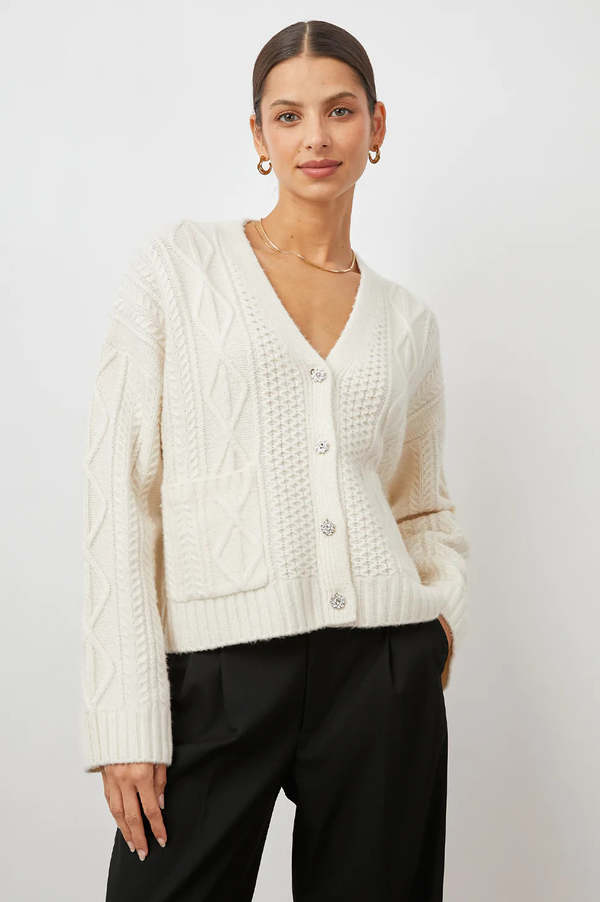 Rails Bixby Cardigan - Ivory | Garmentory