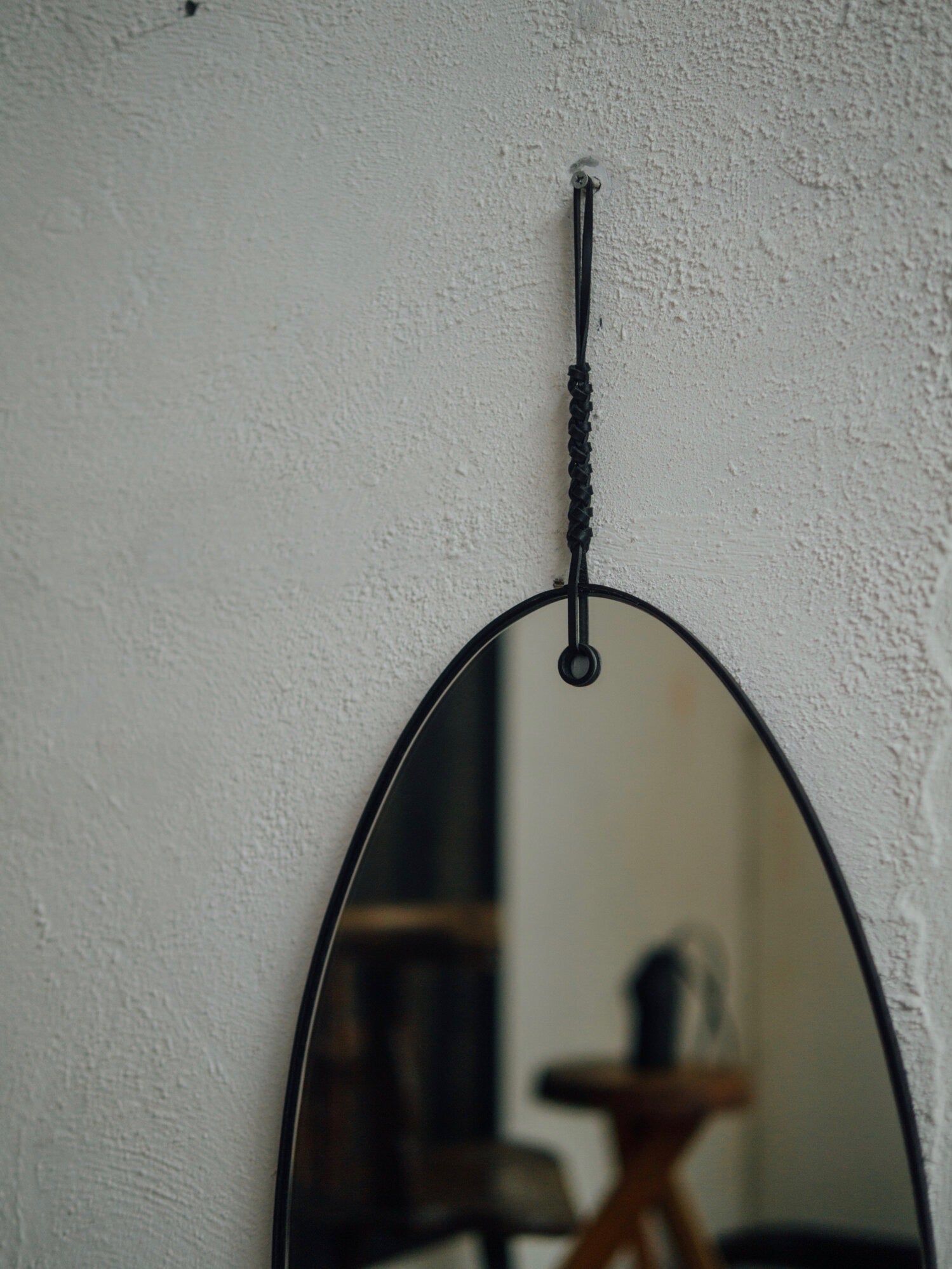 Kamaro'an Woven 45 Pebble Mirror - All Black | Garmentory
