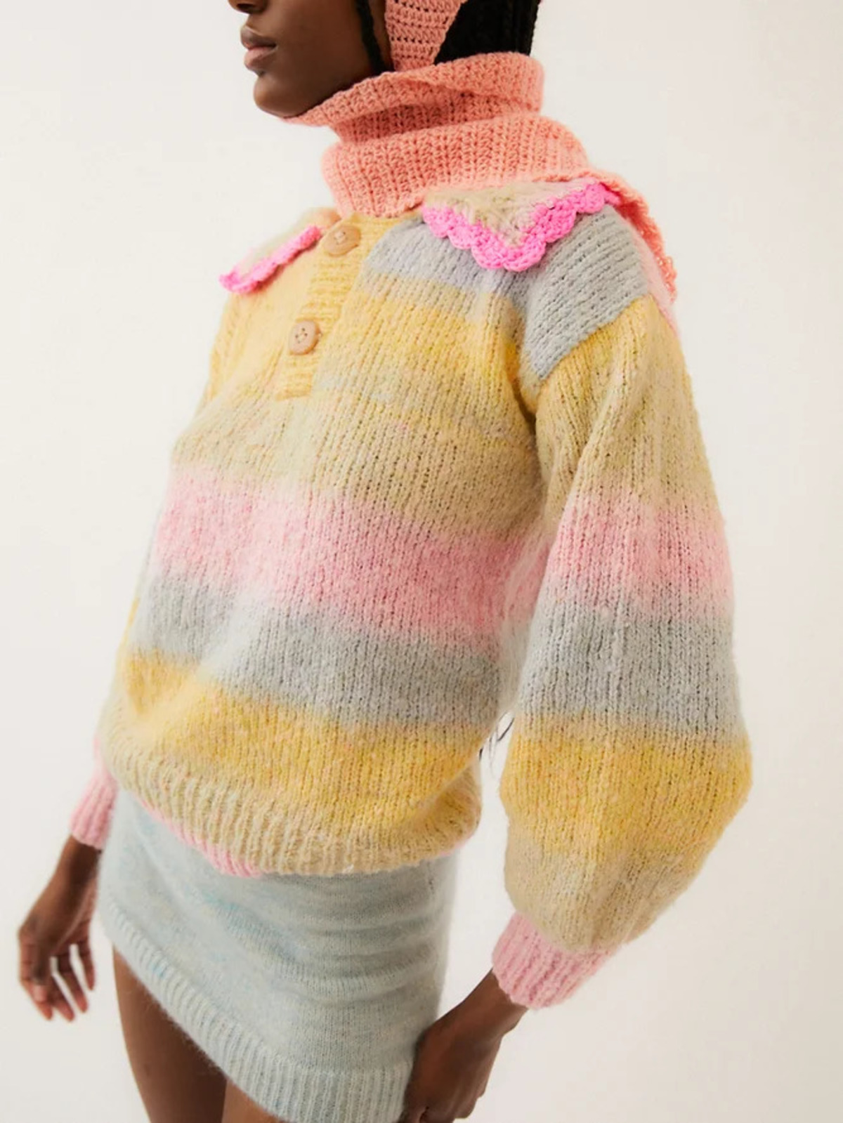 Tach Clothing Sheila Knit Sweater - Rainbow | Garmentory