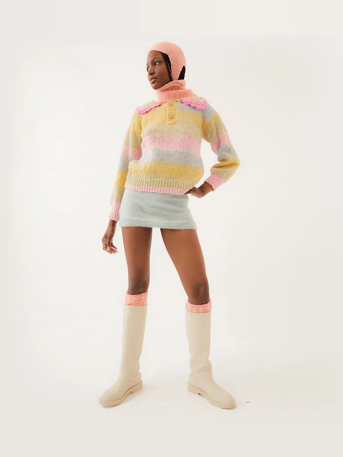 Tach Clothing Sheila Knit Sweater - Rainbow | Garmentory