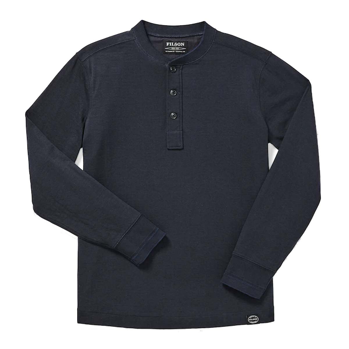 Filson Double Layer Henley - Dark Navy | Garmentory