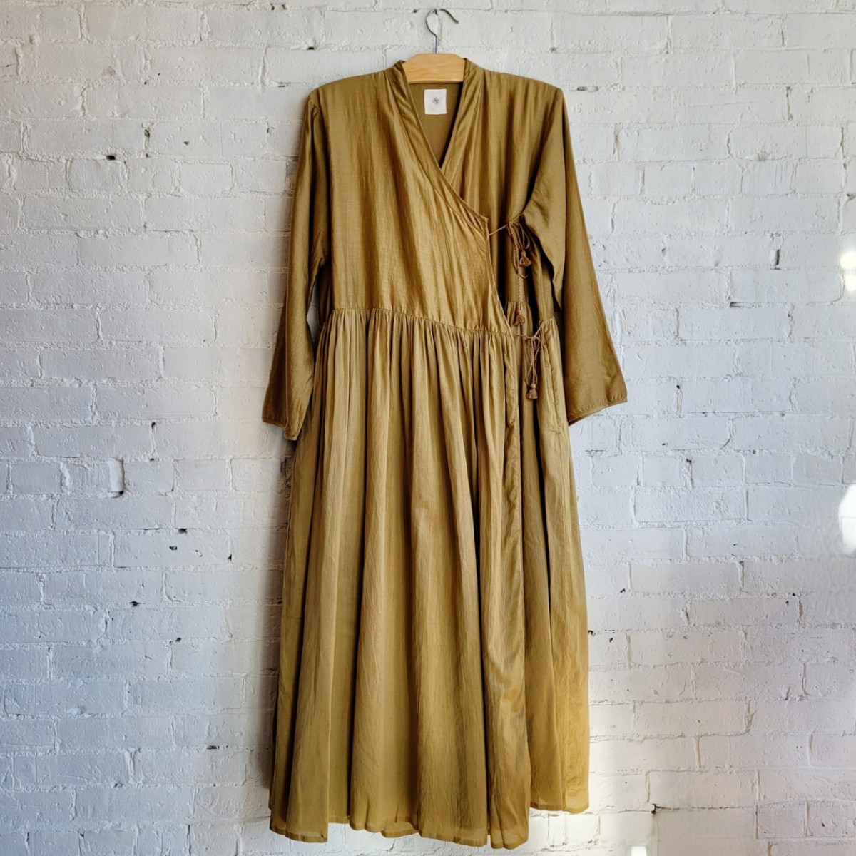 Maison de Soil Gathered Cache-Coeur Dress | Garmentory