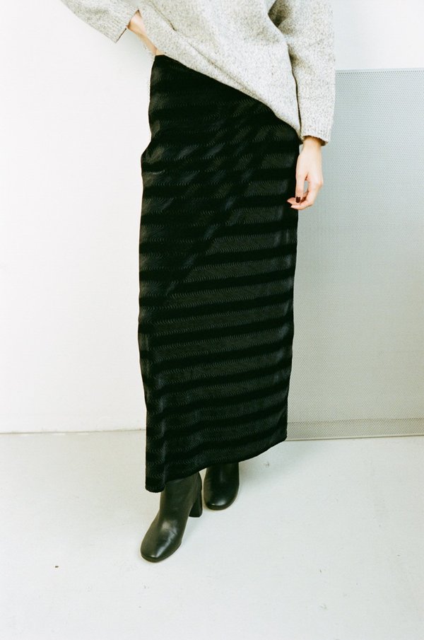 WOLF & GYPSY X JOAN Velvet Swirl Maxi Skirt | Garmentory