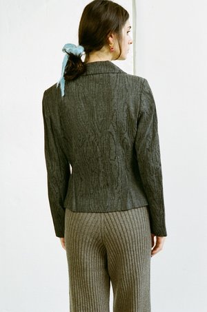 Vintage Versace Moire Print Blazer | Garmentory