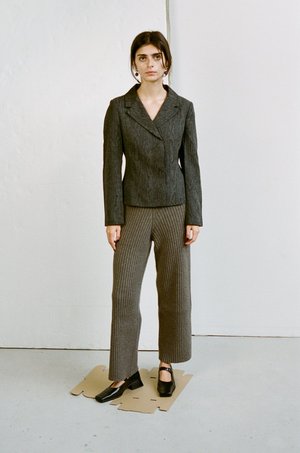 Vintage Versace Moire Print Blazer | Garmentory