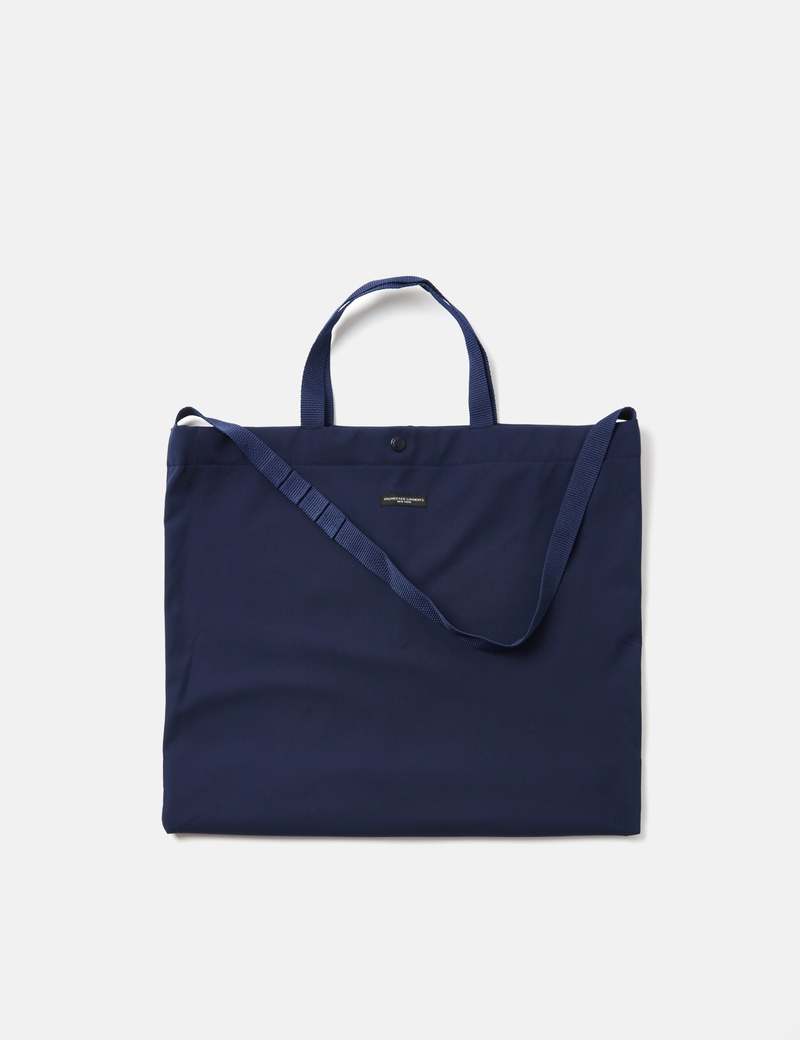 Engineered Garments Carry All Tote Bag (Fleece) - Navy Blue | Garmentory