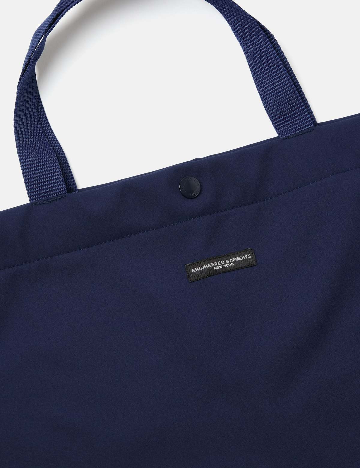 Engineered Garments Carry All Tote Bag (Fleece) - Navy Blue | Garmentory