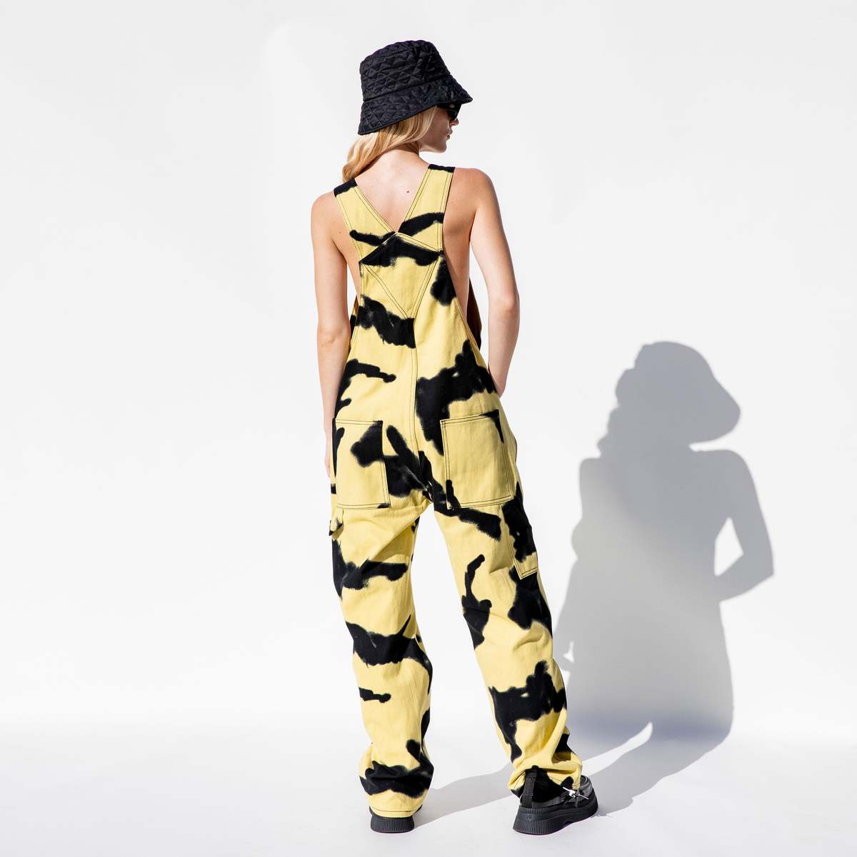 Come Tees Spray Camo Overalls - Tiger | Garmentory