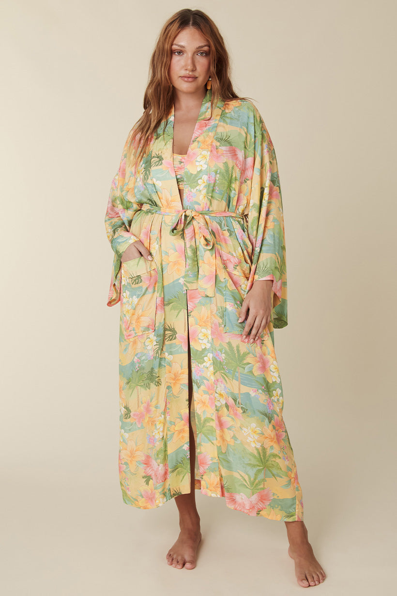 SPELL & THE GYPSY COLLECTIVE Havana Maxi Robe - Tropical | Garmentory