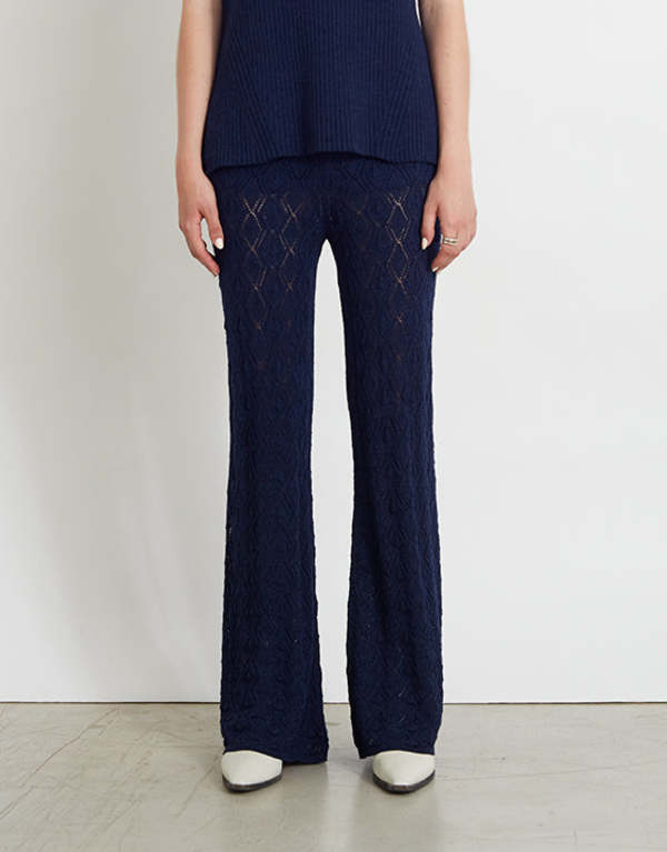 Eleven Six Amelia Pant - Navy | Garmentory