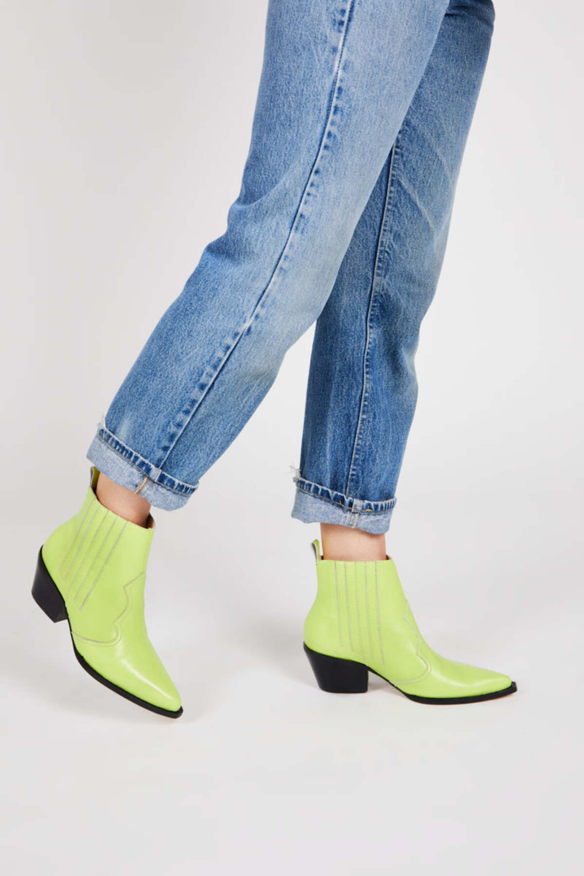 "INTENTIONALLY __________." Big Western Boot - Neon Citrus | Garmentory